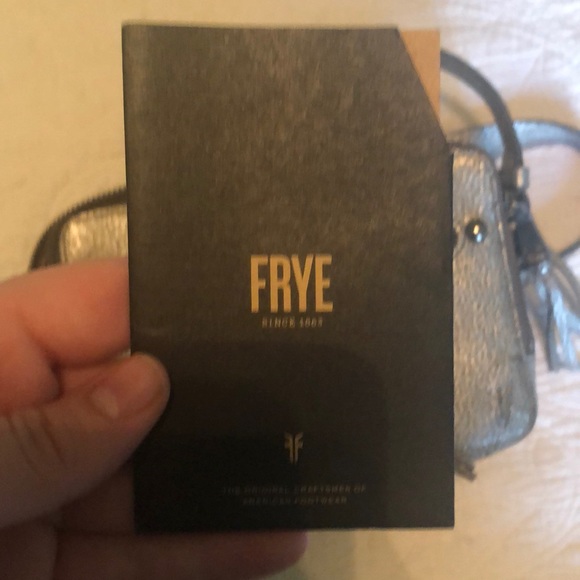 Frye | Bags | Luxury Fyre Brand Silver Purse Used Twice | Poshmark